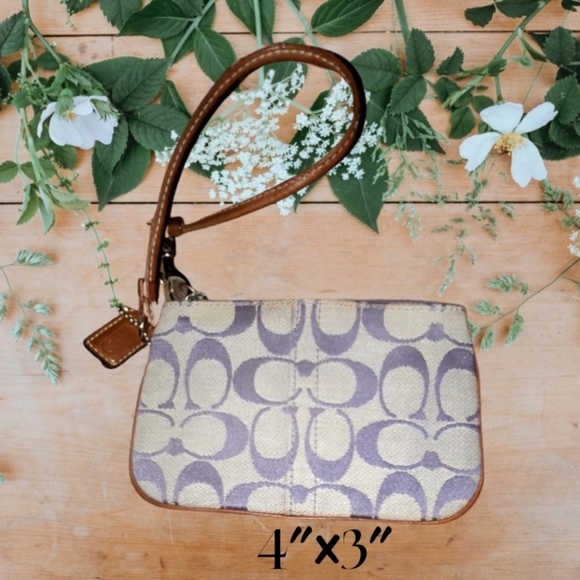 Coach | Bags | Coach Violet Wristlet | Poshmark